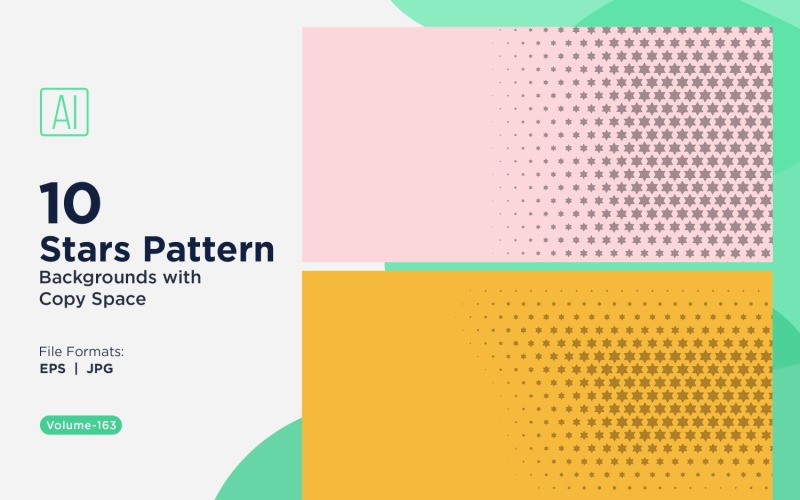 Dynamic Star Pattern Background Set 163 - TemplateMonster