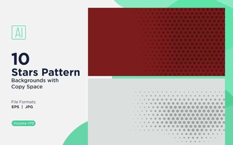 Dynamic Star Pattern Background Set 170 - TemplateMonster