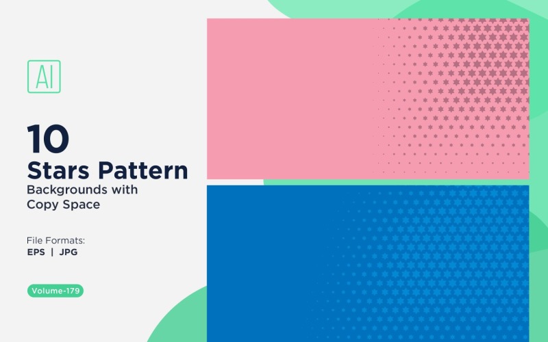 Dynamic Star Pattern Background Set 179 - TemplateMonster