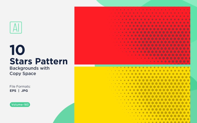 Dynamic Star Pattern Background Set 183 - TemplateMonster