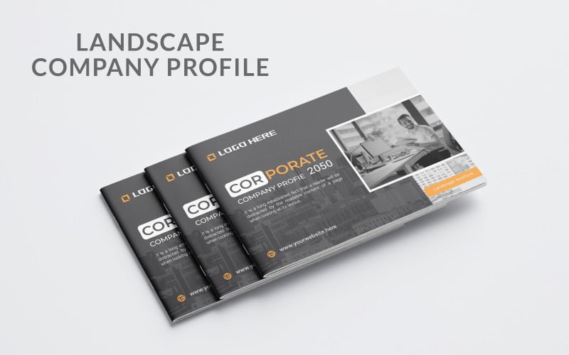 Modern Company Profile Brochure Design - TemplateMonster