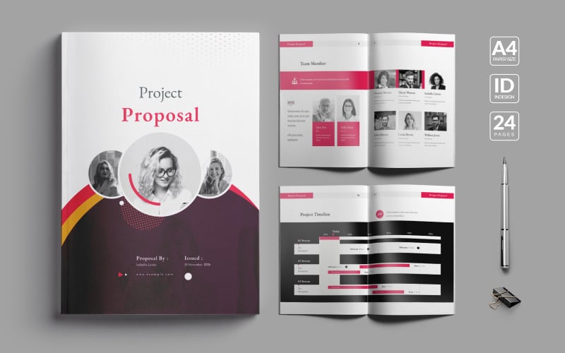 Project Proposal Template - (.indd) #441432 - TemplateMonster