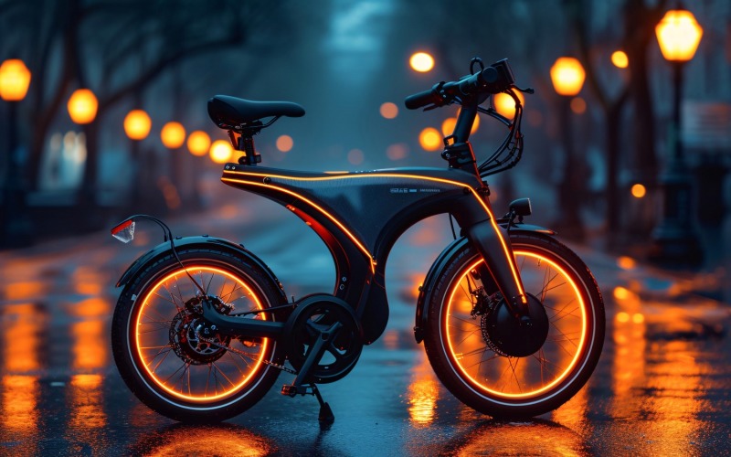 Electric E-Bikes, Bicycle Sleek Design 33 - TemplateMonster