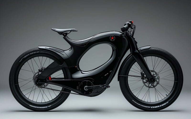 Electric E-Bikes, Bicycle Sleek Minimalist Design 136