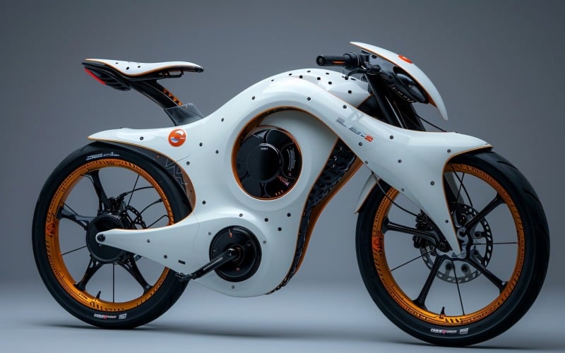 Electric E-Bikes, Bicycle Sleek Minimalist Design 164