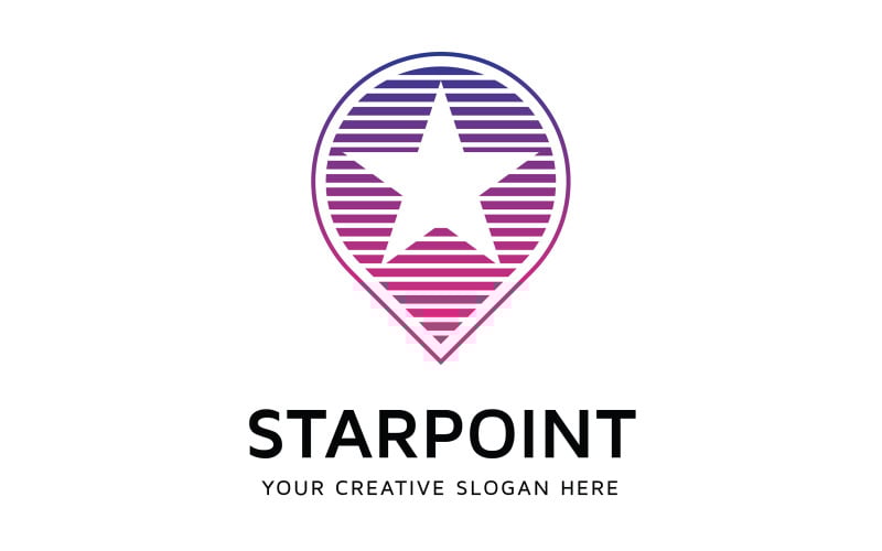 Star Point Logo Design Template #442466 - TemplateMonster