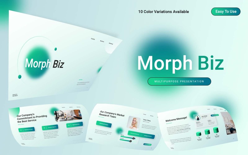 Morph Biz – Modèle PowerPoint polyvalent - TemplateMonster