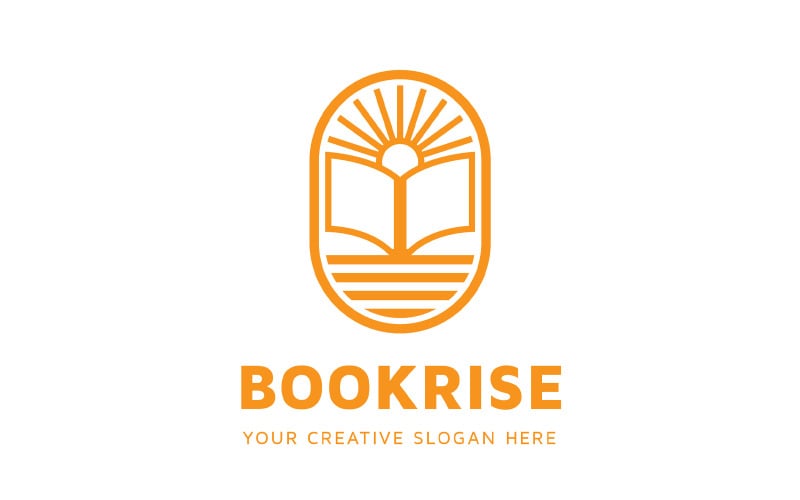 Book Light Education Logo Template #442915 - TemplateMonster