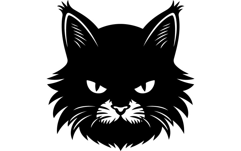 A cat vector art illustration #444325 - TemplateMonster