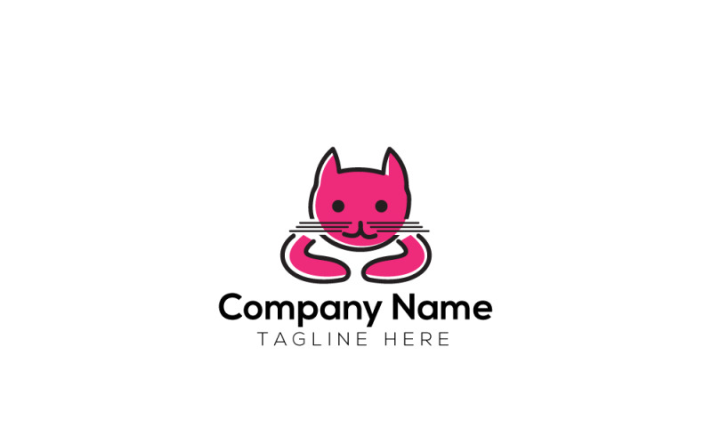 Cat Play & Pet Shop Logo template - TemplateMonster