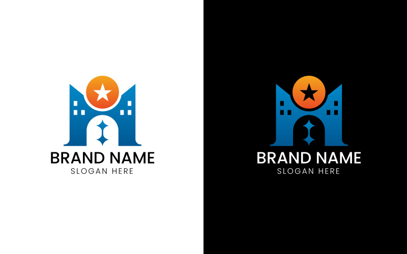 Letter M star real estate logo-09-311 - TemplateMonster