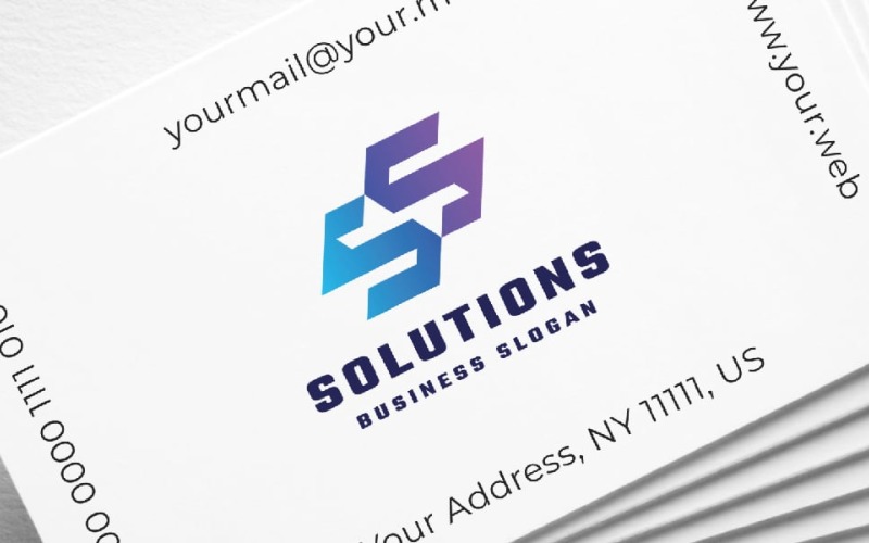 Solutions - S or SS Logo Letter #445281 - TemplateMonster