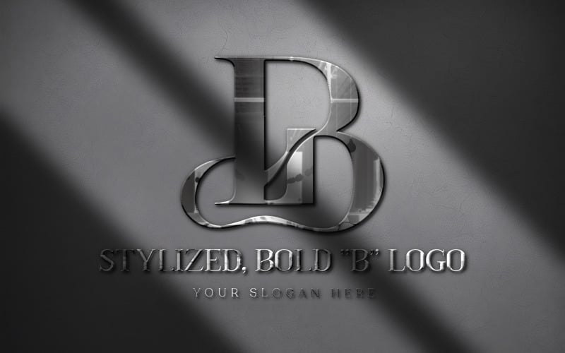 Stylized, Bold B Logo Design #445331 - TemplateMonster