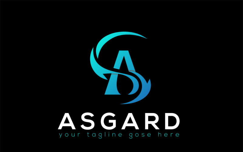 Letter A & Asgard Logo Design #445496 - TemplateMonster