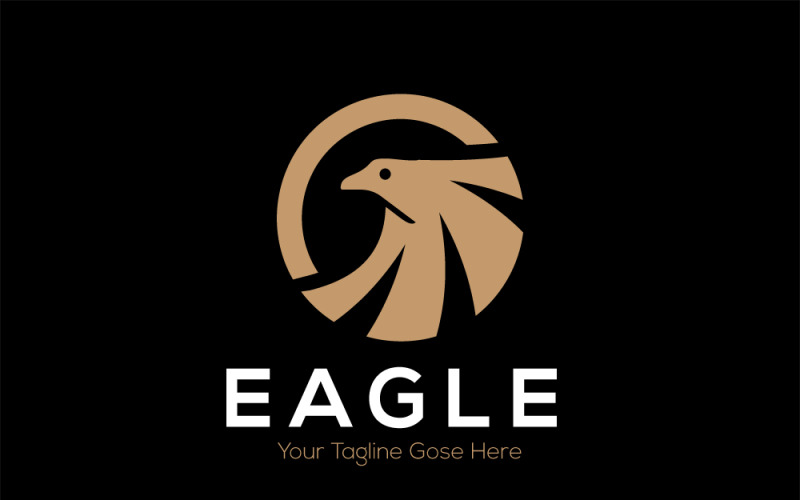 Eagle Circle Logo & Sky Animal Logo - TemplateMonster