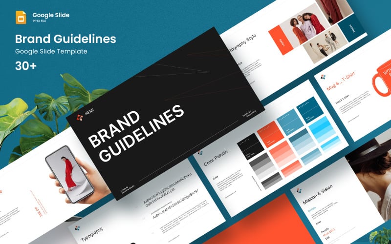 Brand Guideline Google Slide-Template - TemplateMonster
