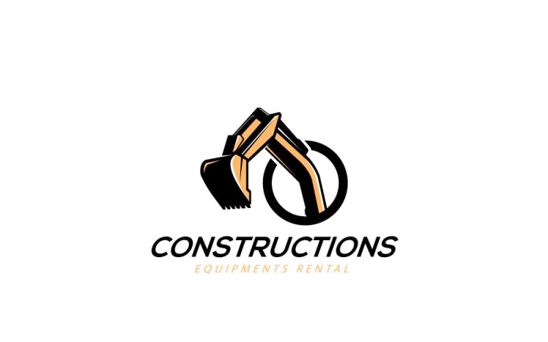 Construction Logo Design Template 2 #446330 - TemplateMonster
