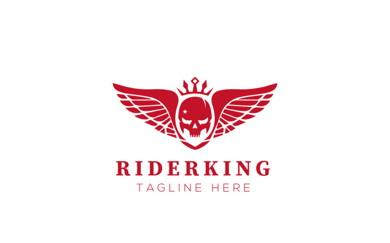 Rider King Logo Design Template 2 #446327 - TemplateMonster