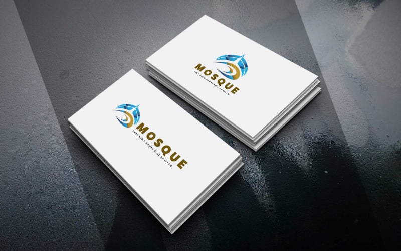 Modern Cami ve Müslüman Mimarisi Logosu - TemplateMonster