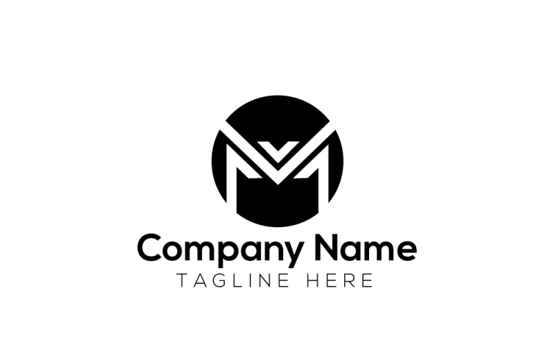 M Media Logo Design Template #446726 - TemplateMonster