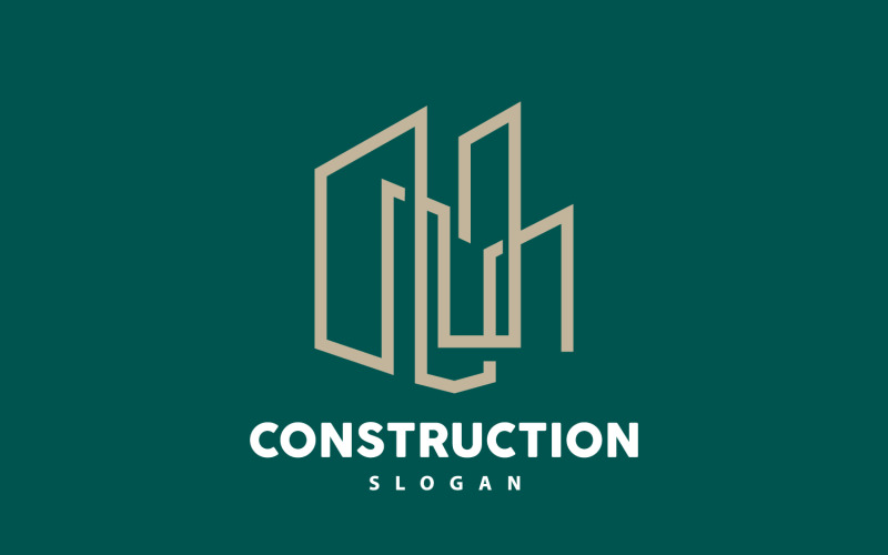 Building Logo Premium Simple Line Design V9 - TemplateMonster