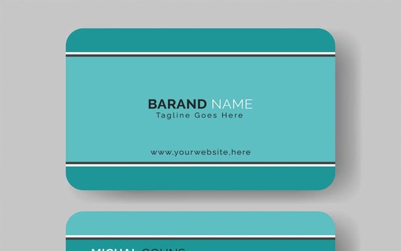 Vector Abstract Business Card Background Design.