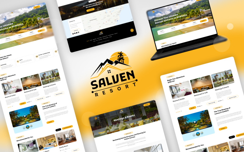 Salven - Plantilla HTML para sitio web de hotel y resort