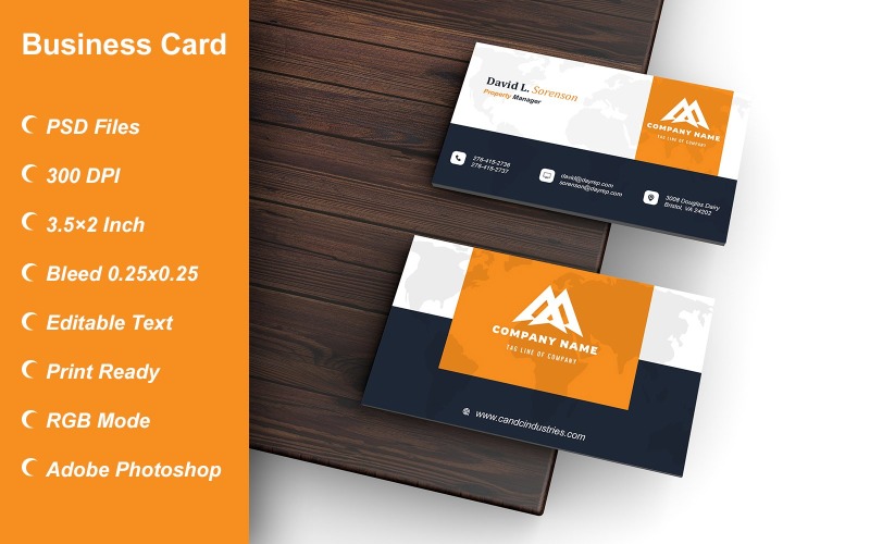 Business Card Template for Property - Dealers - Corporates ...