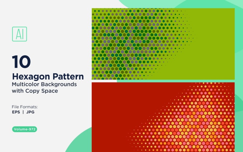 Vibrant honey bee Pattern Background in Multi Colors And Sizes 972