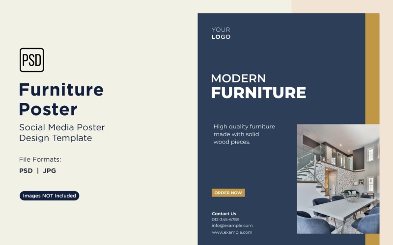 Furniture Poster Design Template 94 #451258 - TemplateMonster