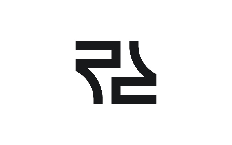 2N Monogram Logo Design Template #451519 - TemplateMonster