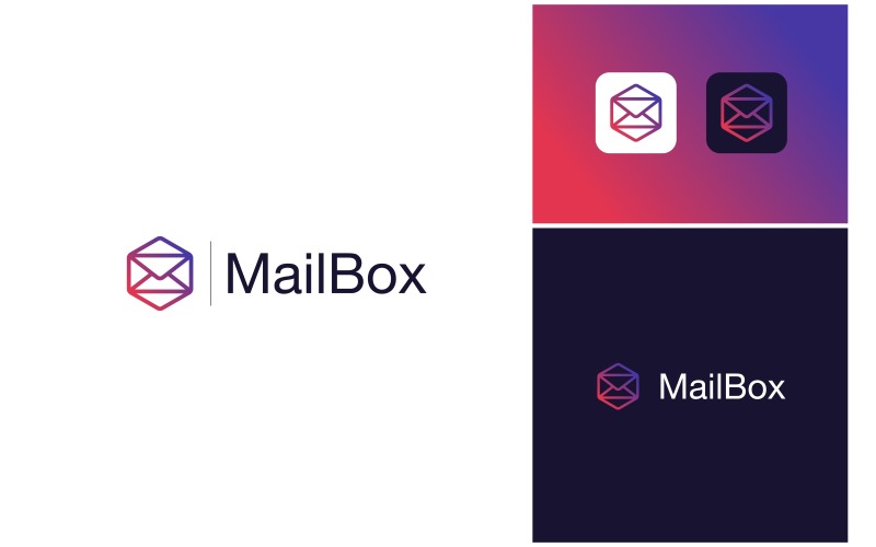 Email Box Mail Message Inbox Logo #451601 - TemplateMonster