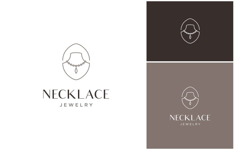 Necklace Jewelry Luxury Logo #451753 - TemplateMonster