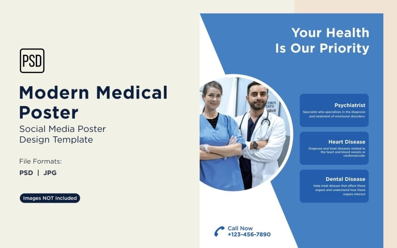 Medical Poster Design Template 72 #451832 - TemplateMonster