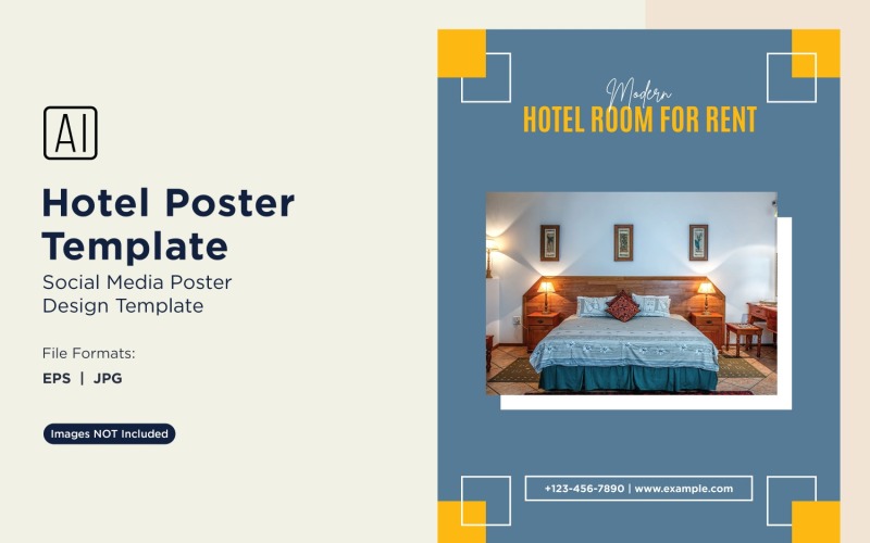 Hotel Marketing Poster Design Template 27 - TemplateMonster