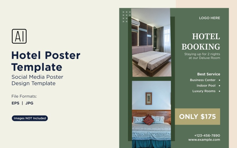 Hotel Marketing Poster Design Template 84 - TemplateMonster