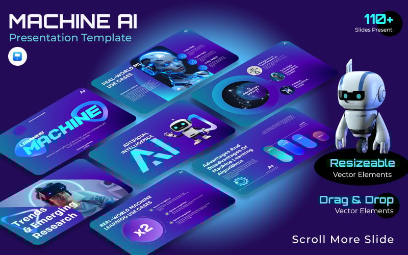 Machine Learning Keynote Presentation - TemplateMonster