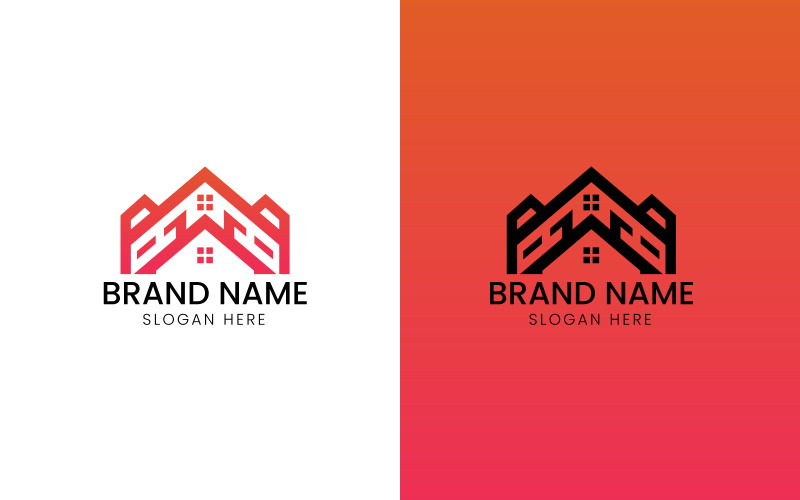 Real estate Home logo-10-389 #451999 - TemplateMonster