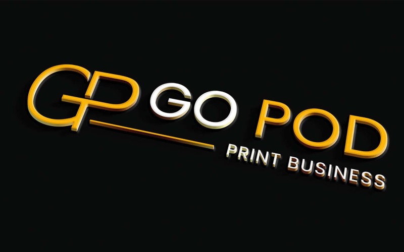 Conception de logo GP créative et minimaliste