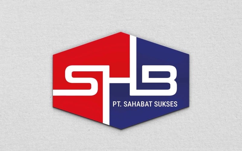 Creative and Minimalist SHB Logo Design - TemplateMonster