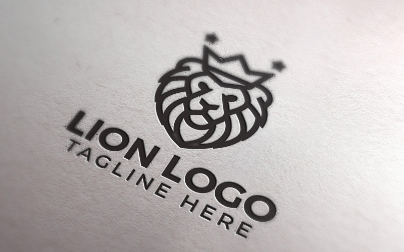 Exemple de logo de mascotte de logo de lion - TemplateMonster