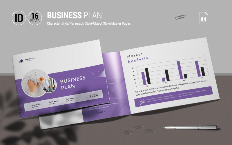 Business Plan Brochure _ (.Indd) #459565 - TemplateMonster