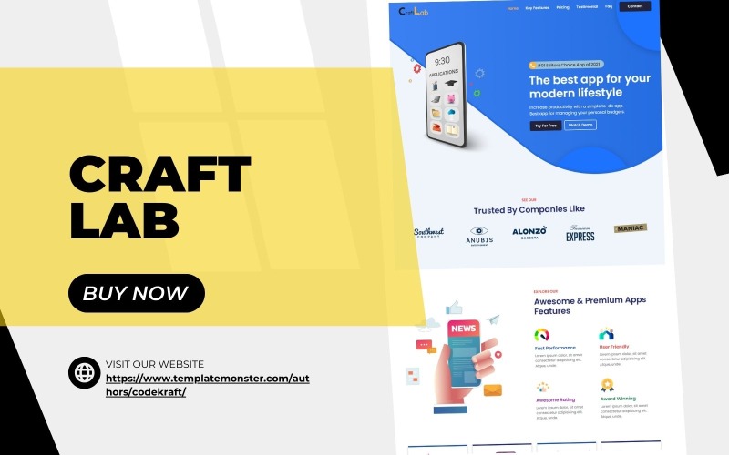CraftLab - Dijital Yaratımlarda Yenilik - TemplateMonster