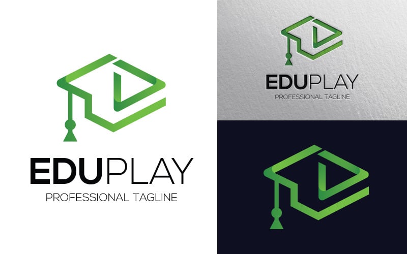 EduPlay Logo Design Template #462438 - TemplateMonster