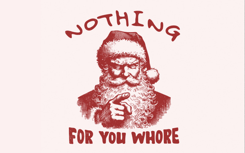 Funny Santa Claus PNG, Retro Christmas PNG, Funny Santa png, Ugly ...