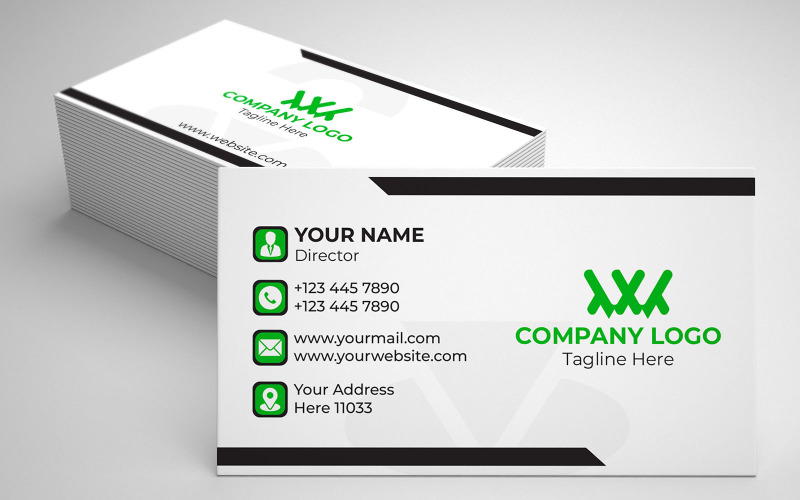 Professional Editable Visiting Card (Design)