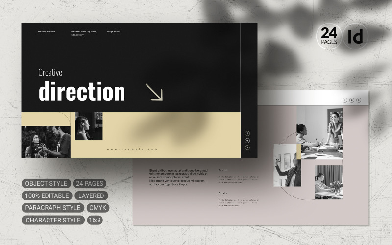 Creative Direction Template #464171 - TemplateMonster