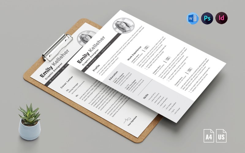 Professional Resume Template - CV #464572 - TemplateMonster