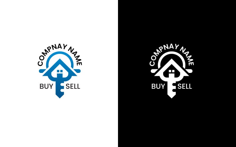 Home buy sell logo-11-482 #464983 - TemplateMonster
