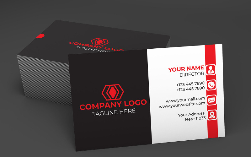 Modern New Business (Card Design) #465216 - TemplateMonster